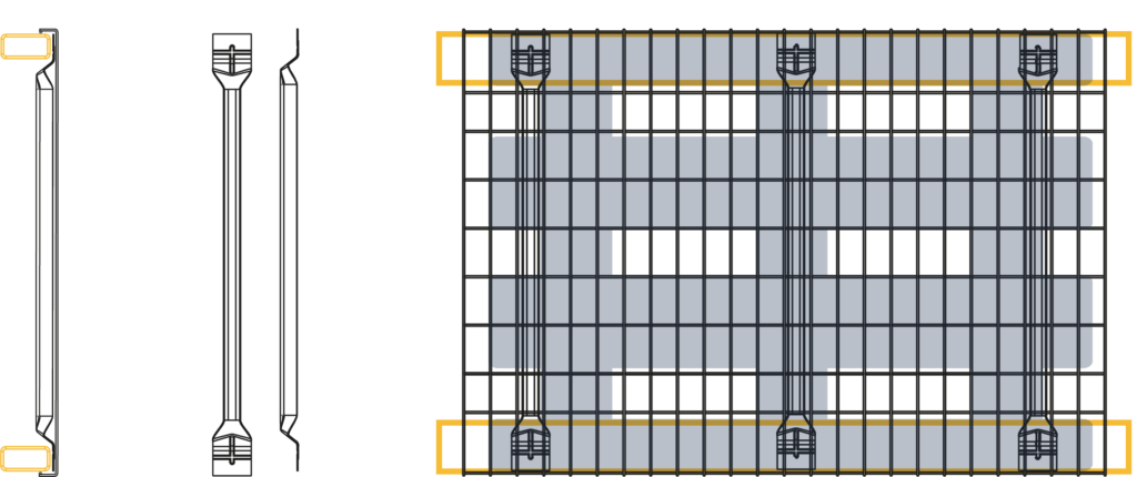 easySHELF™ Quick Stock - powder-coated wire mesh decks - Qube Total ...
